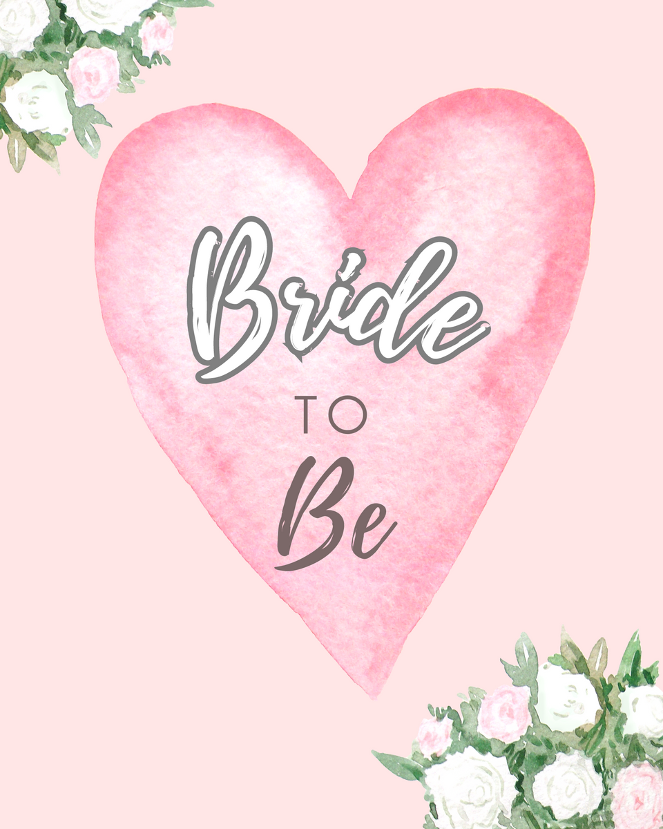 Pretty In Pink Bride To Be Wedding Signage – Culture Weddings Printable ...